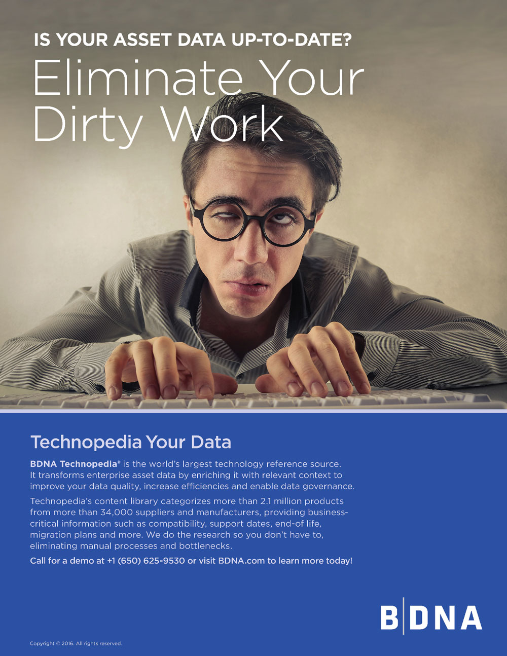 BDNA – Eliminate Your Dirty Work | joanne lesser | corporate designer